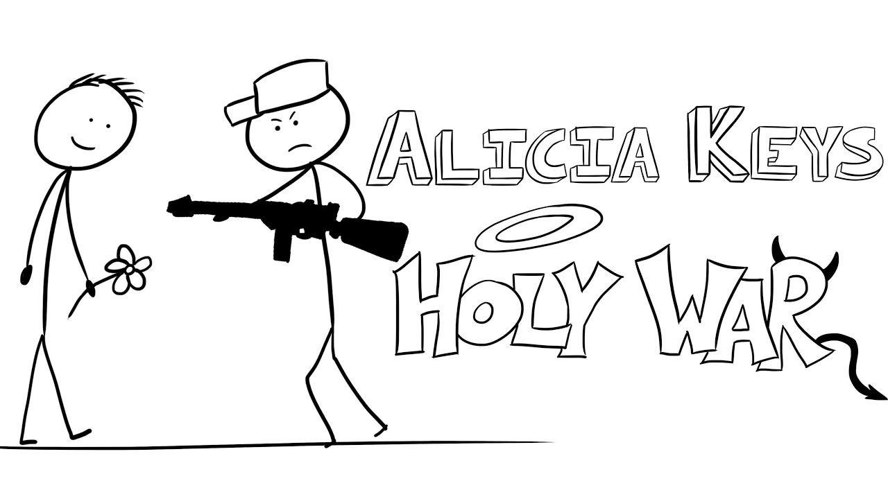 Alicia Keys - Holy War | Animated Lyrics Video! - YouTube