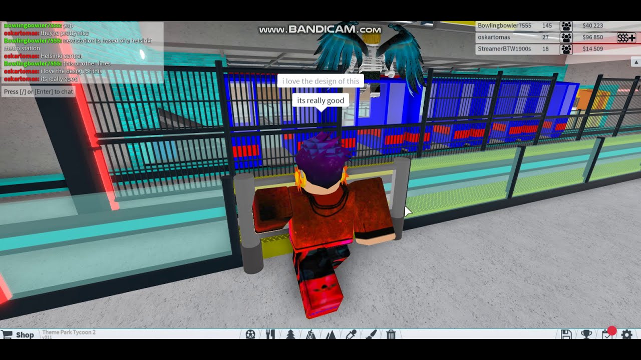 Bowler's neon metro system | ROBLOX| Themepark Tycoon 2 | PART 1 - YouTube