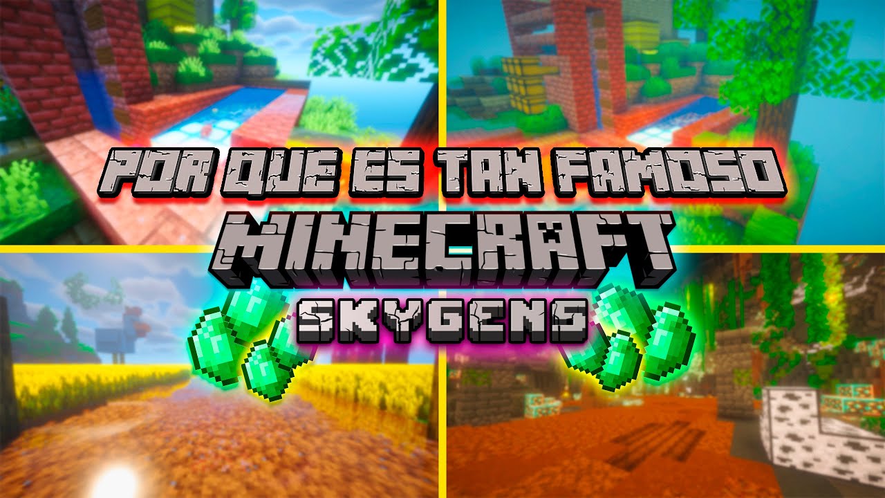 💎¿El MINIJUEGO de MINECRAFT MAS JUGADO💲SKYGENS💲? Minecraft SkyGens/GensOP🚀 - YouTube
