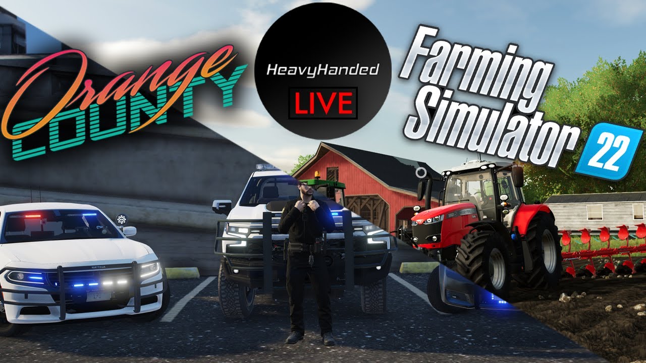 Farming Sim then OCRP Shenanigans | FS22 / OCRP Live - YouTube