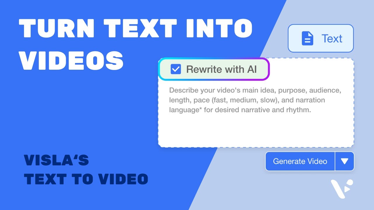 Transform Your Text into Engaging Videos with Visla's AI - YouTube