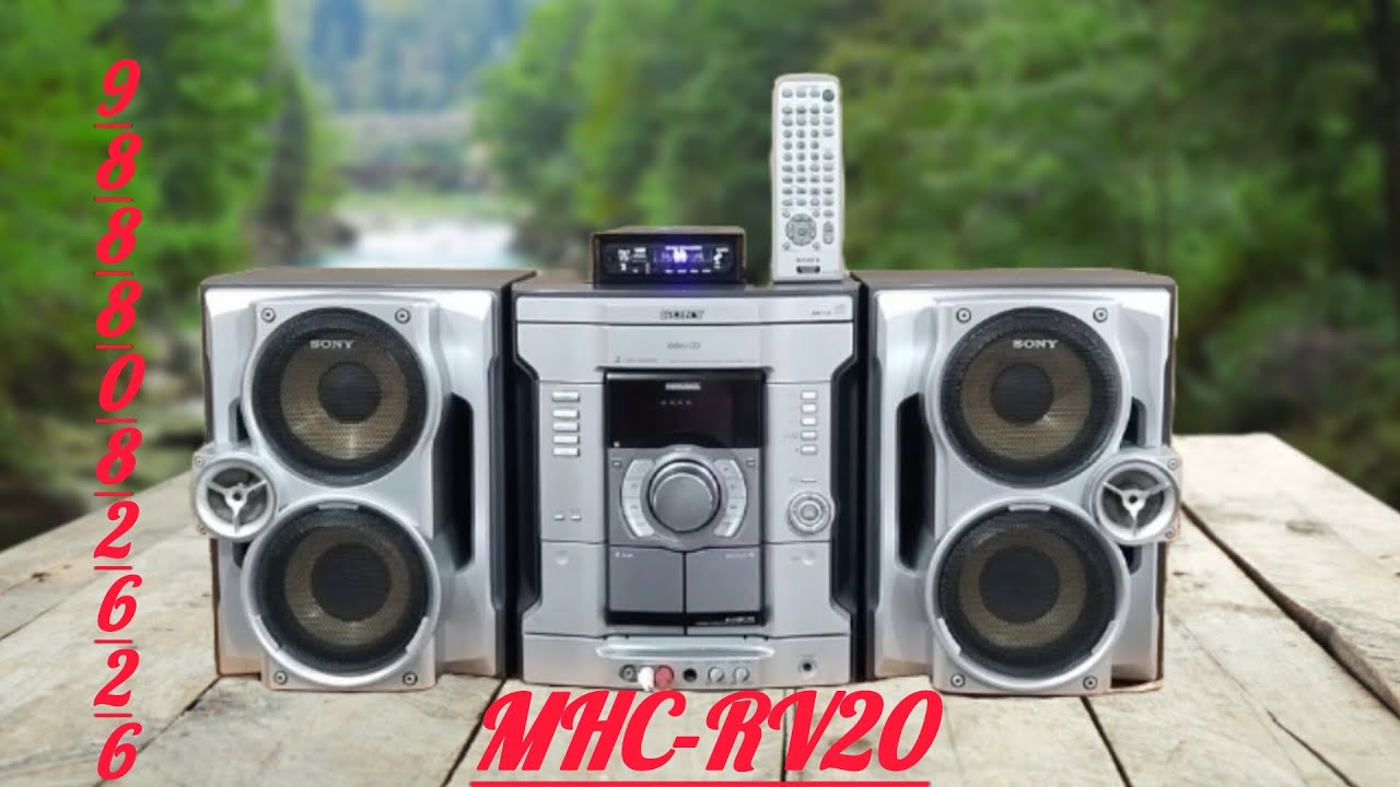 Sony MHC-RV20 # amplifier (sold out) - YouTube