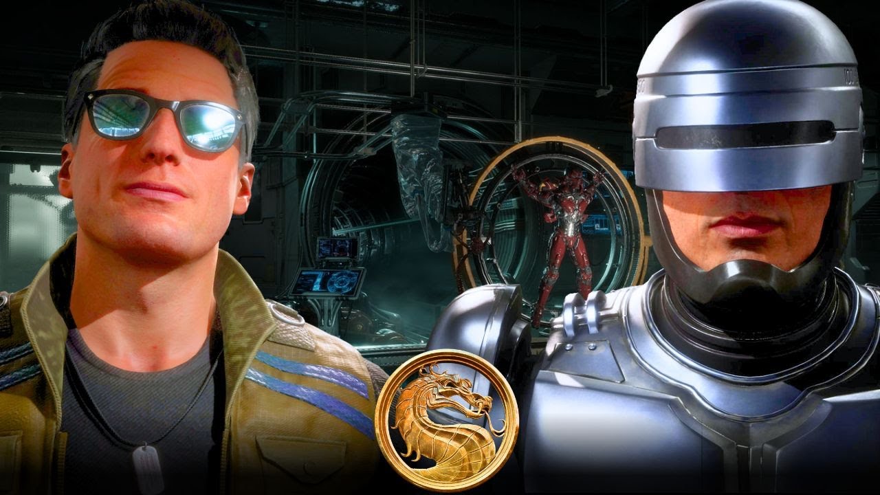 Mortal Kombat 11 - Johnny Cage Vs. Robocop - YouTube