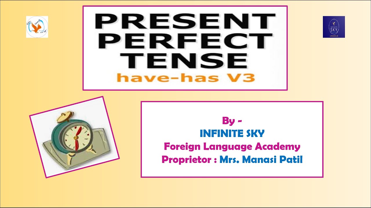 Present Perfect Tense/Past Participle/English Grammar/Grammar Tips/ESL ...