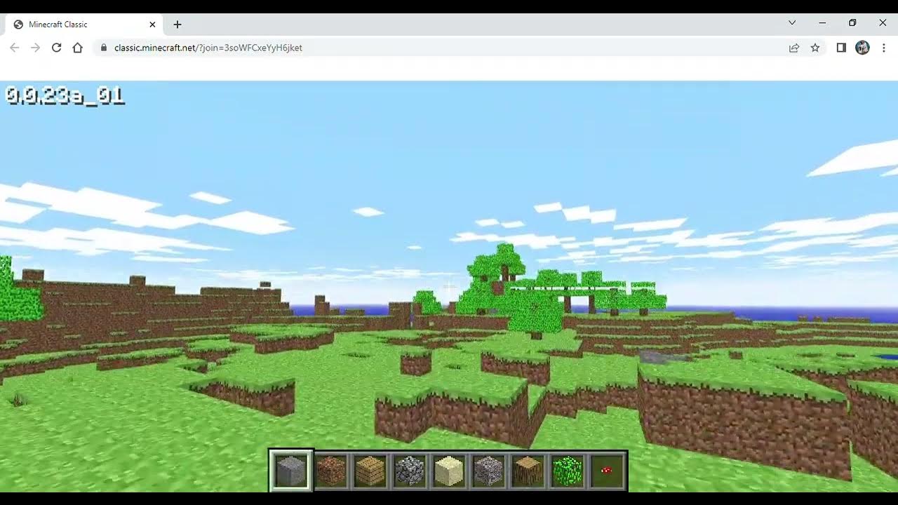 Minecraft Classic video casi la primera version de minecraft - YouTube