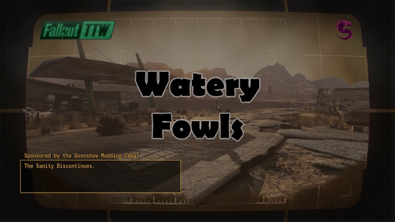 Salamand3r Streams - FNV TTW - Watery Fowls - YouTube