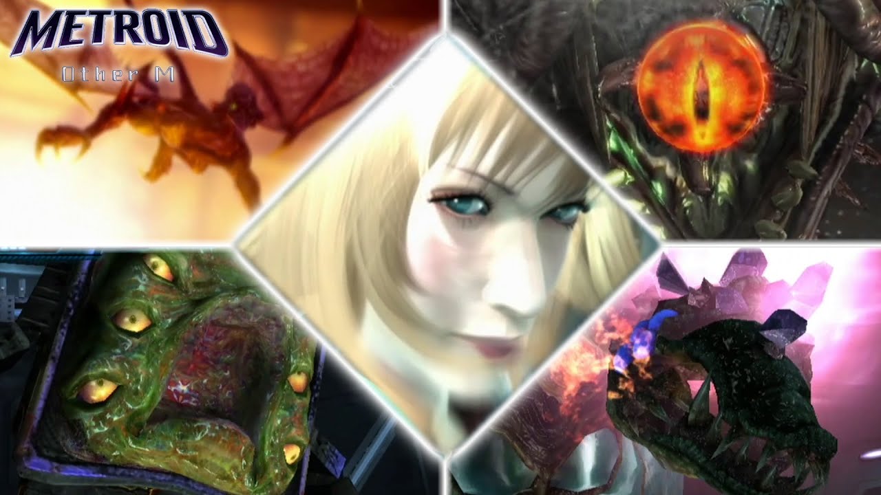 All Bosses - Metroid: Other M (Wii) - YouTube