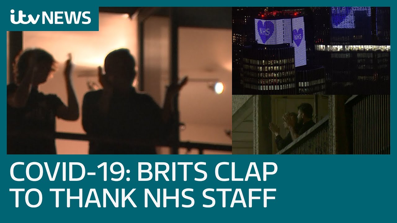 Brits clap to thank NHS workers for help during coronavirus outbreak ...
