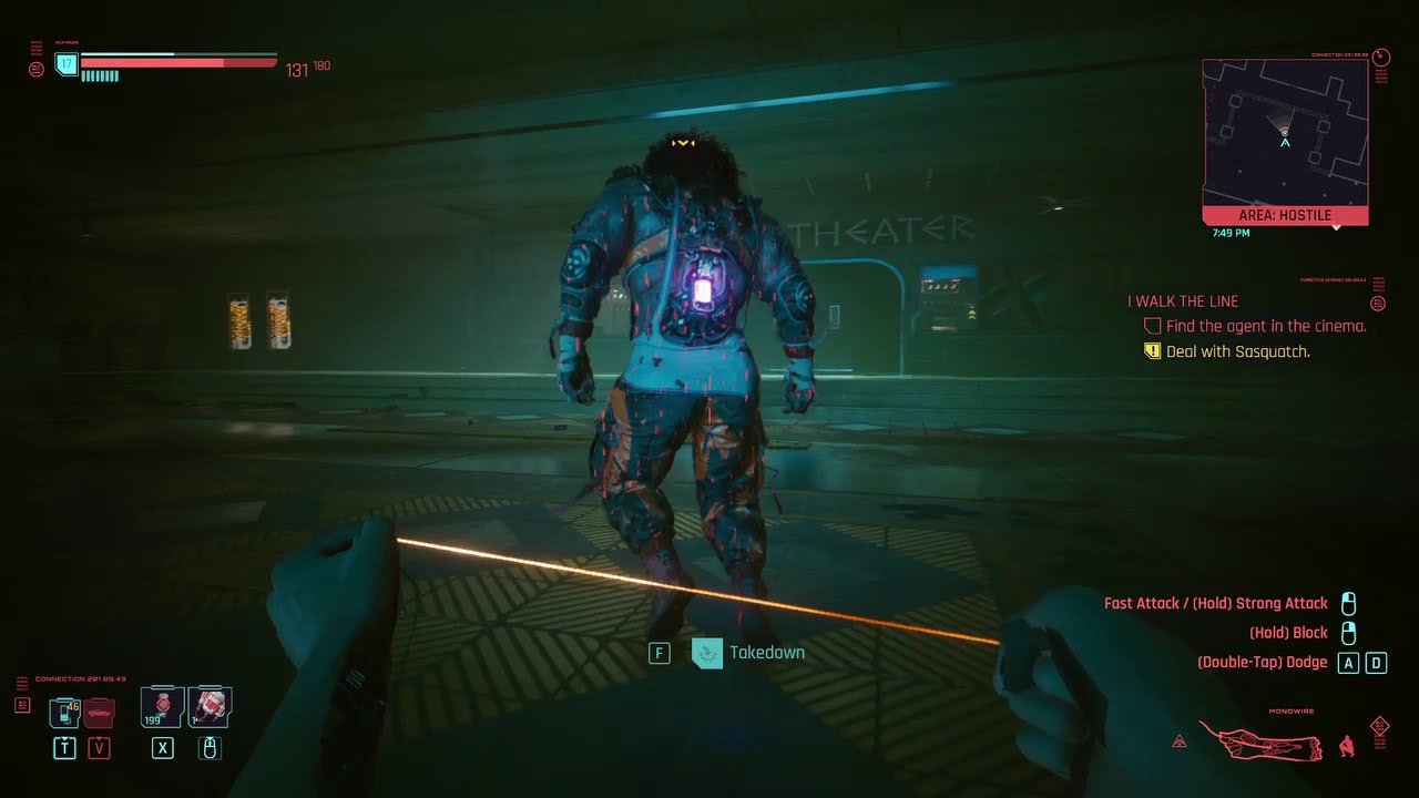 Cyberpunk 2077: Matilda K. Rose (Sasquatch) X Monowire (stealth) - YouTube