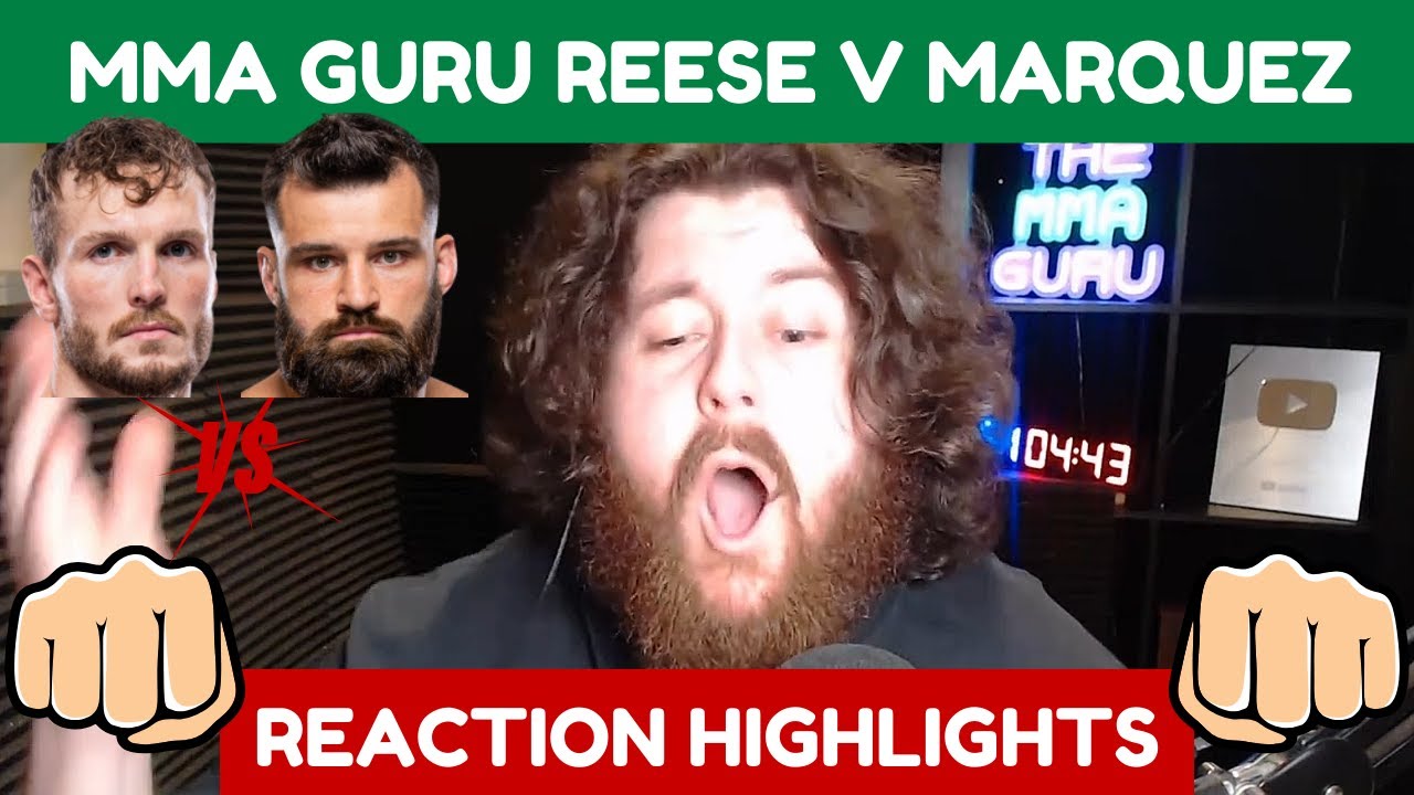 THE MMA GURU Zachary Reese vs Julian Marquez Louisville UFC Fight Night ...