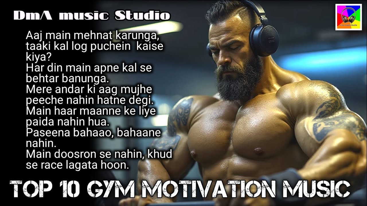 ⚡ Josh aur Power 💪 Hindi Gym Workout Motivation Songs 2025 💪 Dma Music Studio 089 🔥 - YouTube
