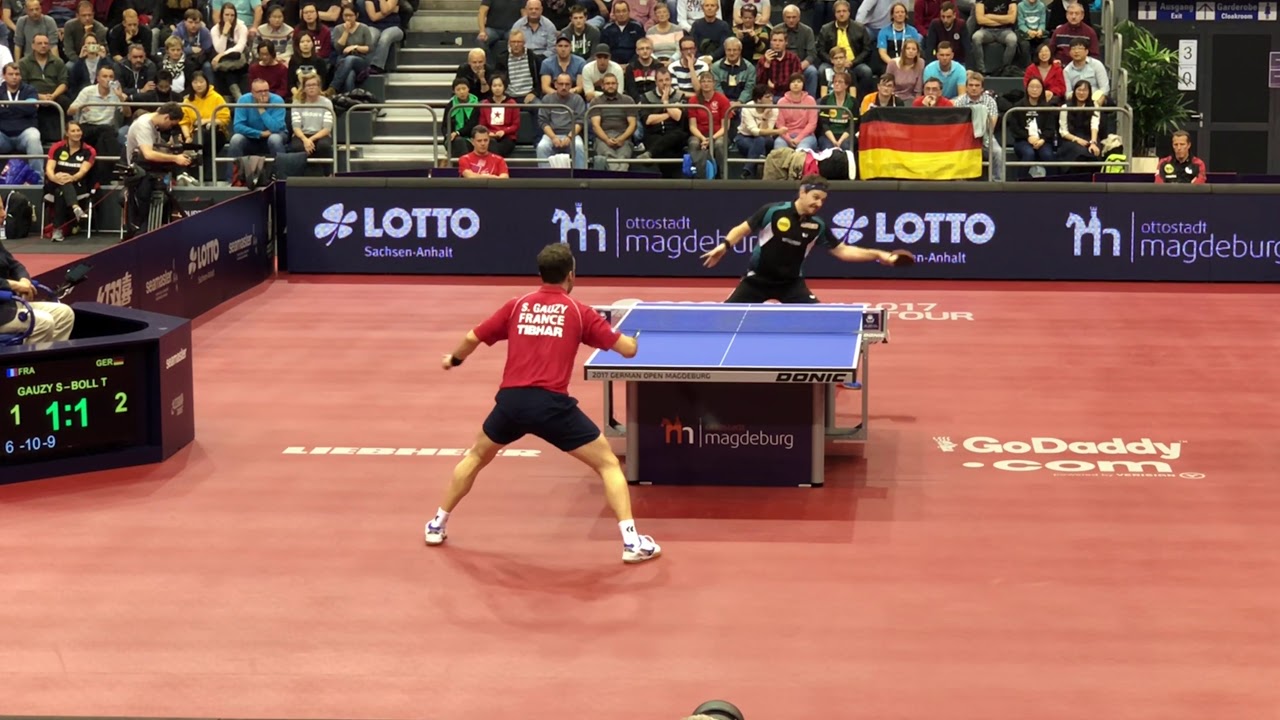 BOLL Timo - GAUZY Simon @ German Open 11/11/2017 (private video HD ...