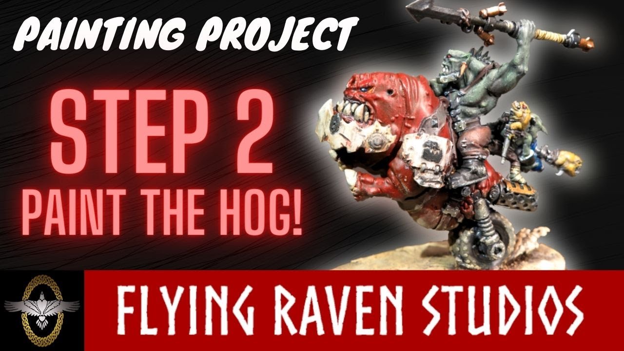 Time to paint the Hog! Painting the Beast Snagga Squig Hogs! - YouTube