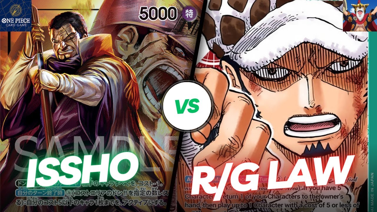 [OP04] Issho vs Red Green Law - Garp Plus Issho Combo Is SO GOOD - One ...