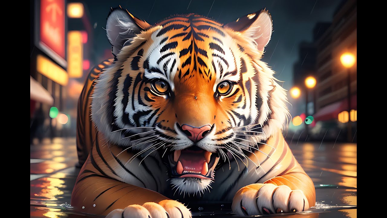 Losing Tiger / 【迷失的老虎】#ai #aigirl #aiart #aicreation #aiphotos #ai创作 ...