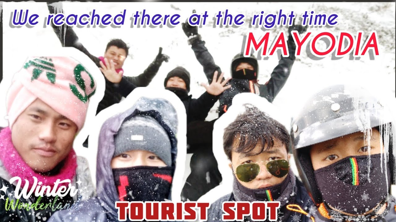 Experiencing snowfall for the first time at famous Mayodia pass, Roing ...