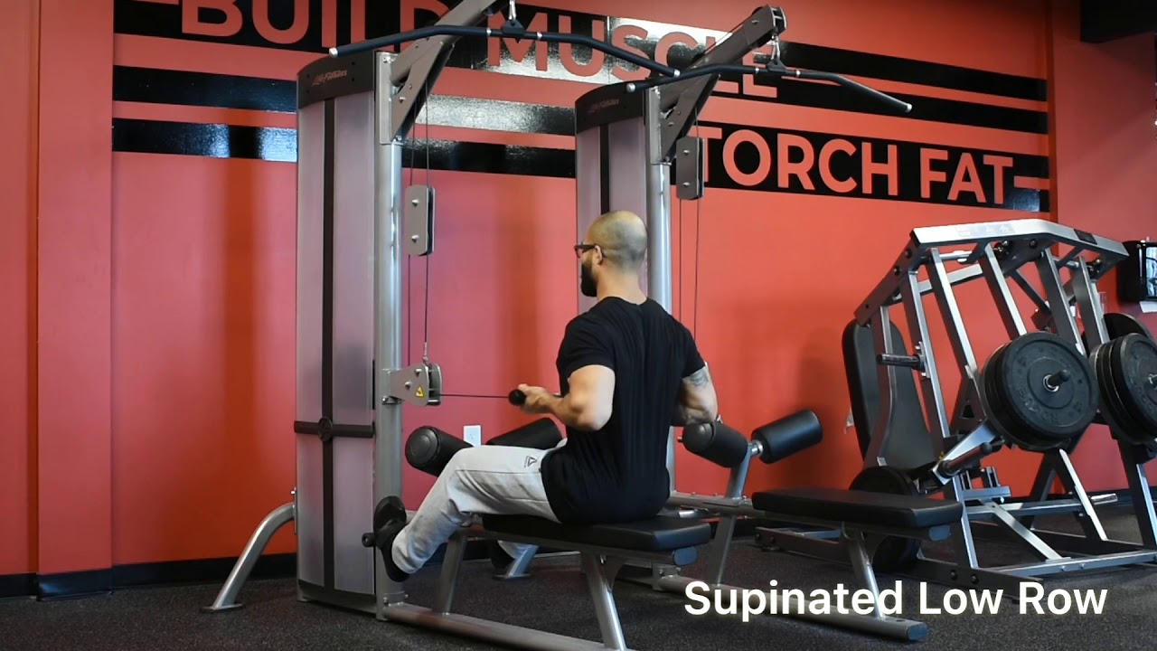 Supinated Low Row (Cable Machine) - YouTube