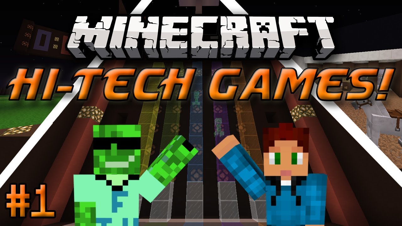 Minecraft: Hi-Tech Games w/JoshPrey! Part 1 (Horse Races, Baseball, etc ...