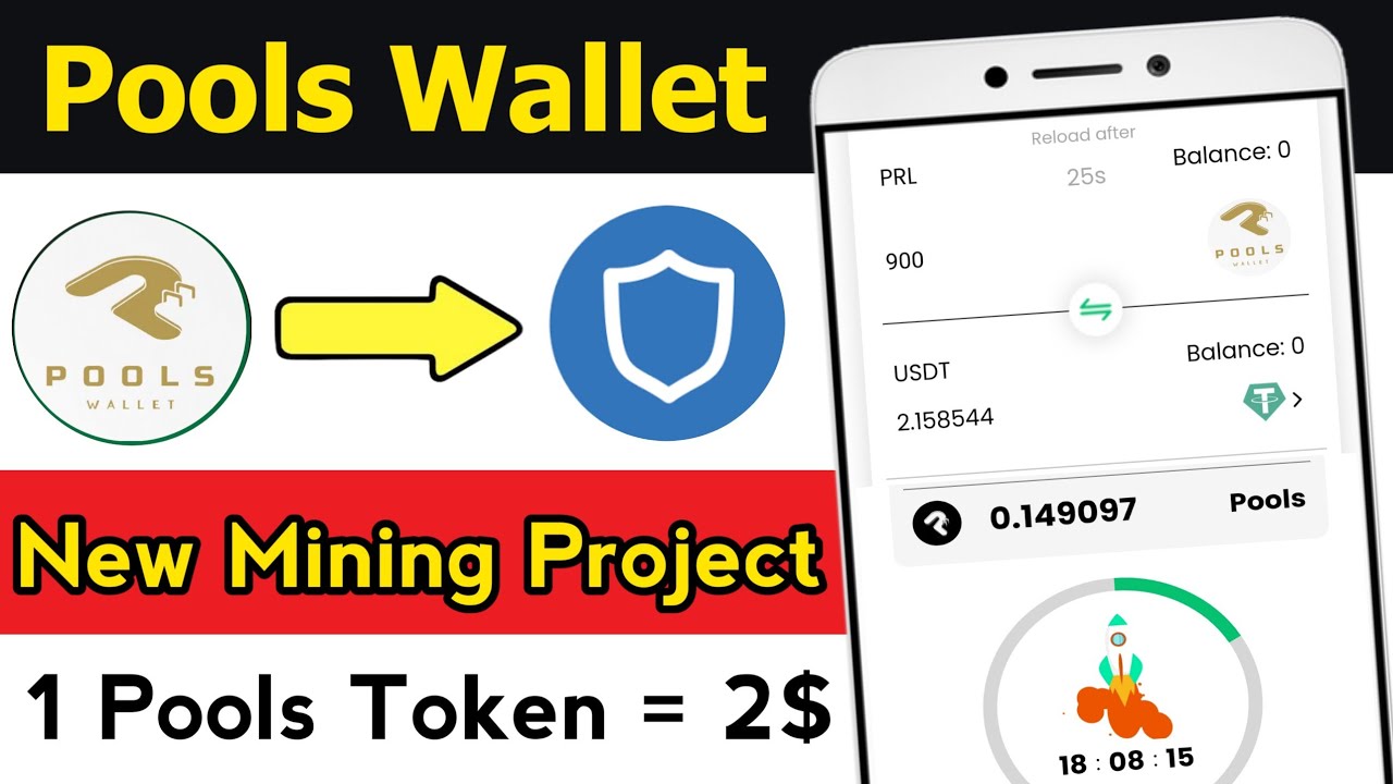 Pools Wallet Airdrop New Mining Project || Pools Wallet 1 pools token ...
