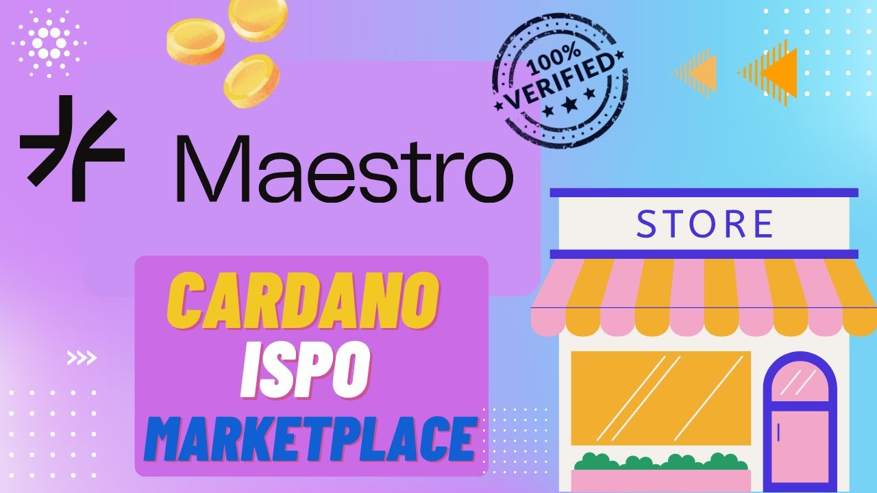Maestro - NEW Cardano ISPO Marketplace! - YouTube