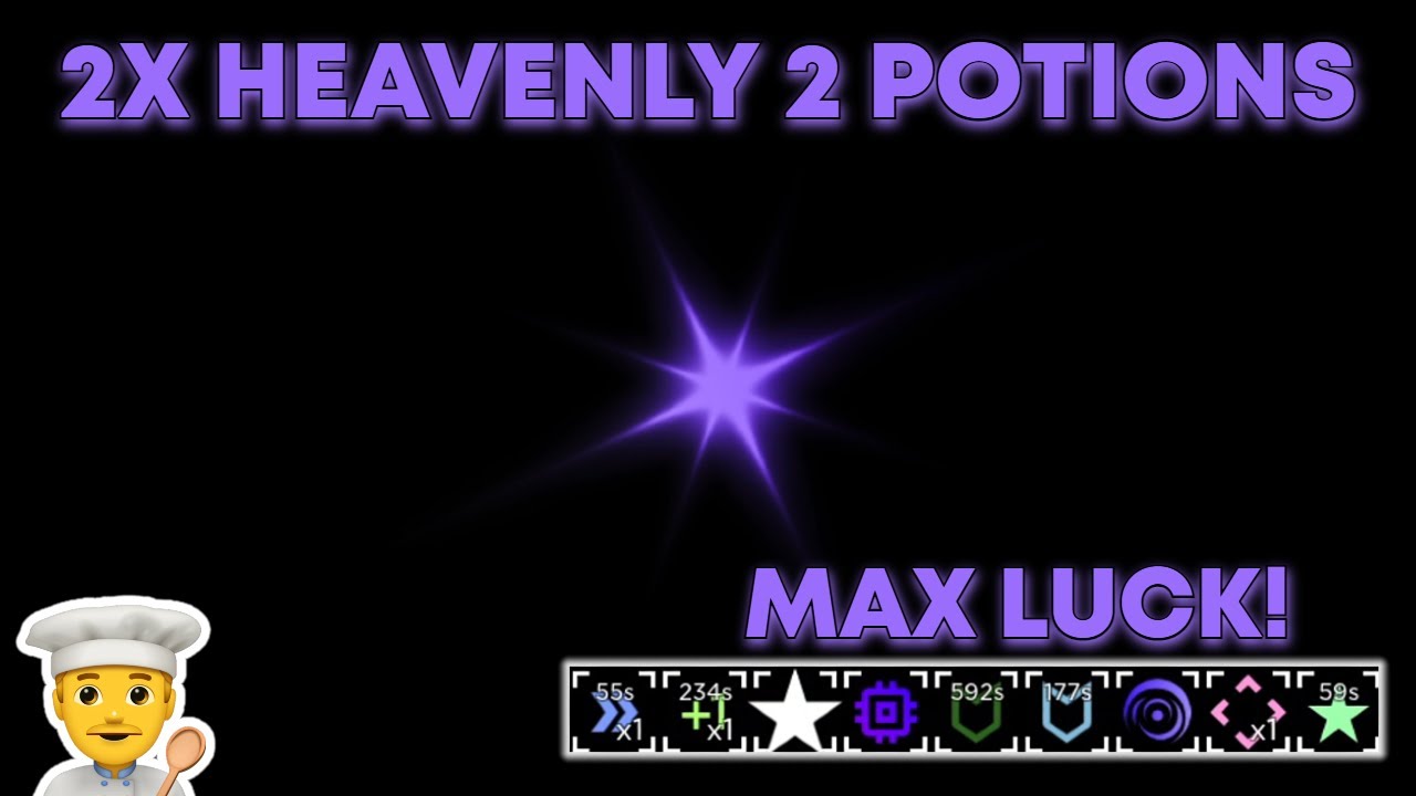 What I Got Using 2x Heavenly Potion II With Max Luck, In Sol's RNG ...