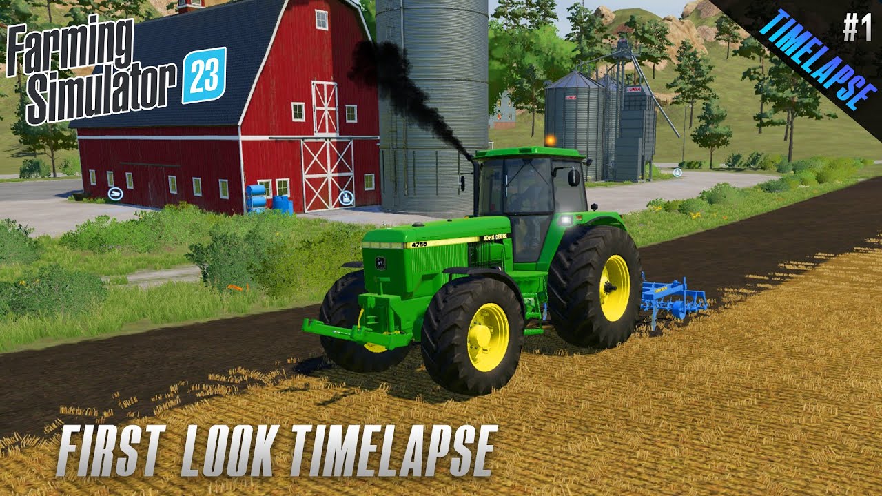 Let's Play Farming Simulator 23 Amberstone Map First Look Gameplay ...