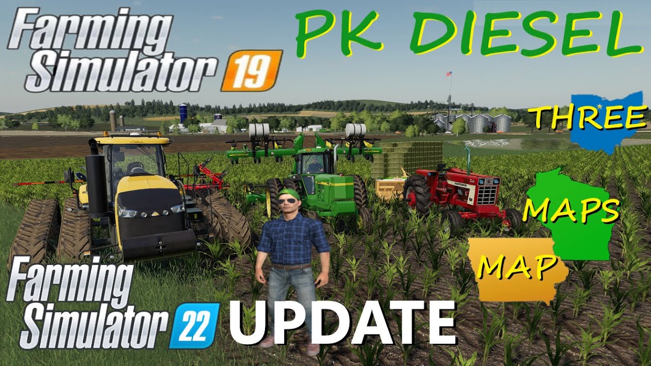 FS22 UPDATE AND NEW JD 4630 JD 1720 PLANTER CHALLENGER TWIN TRACK ON ...