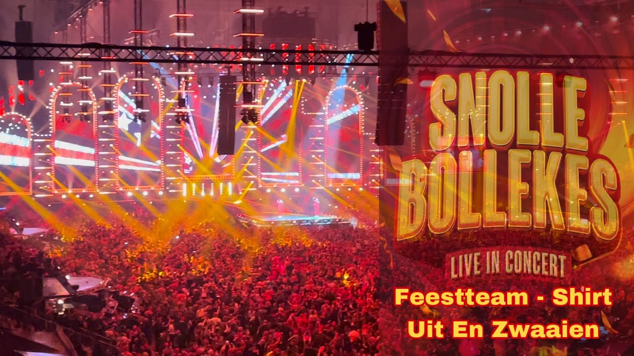 Feestteam And Dj Maurice Shirt Uit En Zwaaien Snollebollekes Live In
