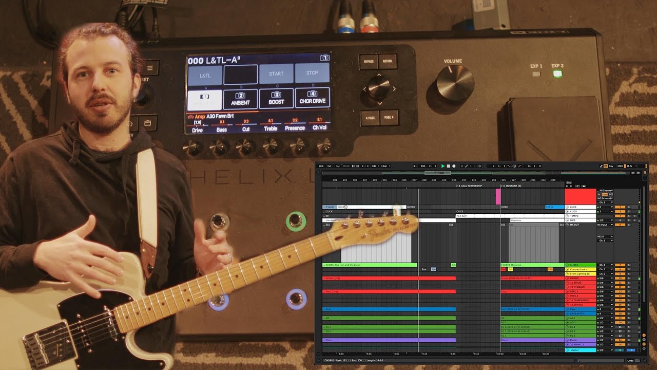 Worship Leader Guitar and Tracks Rig Walkthrough - YouTube