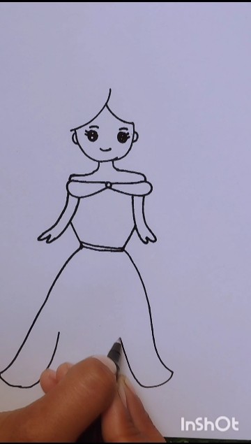 How to draw a beautiful princess - YouTube