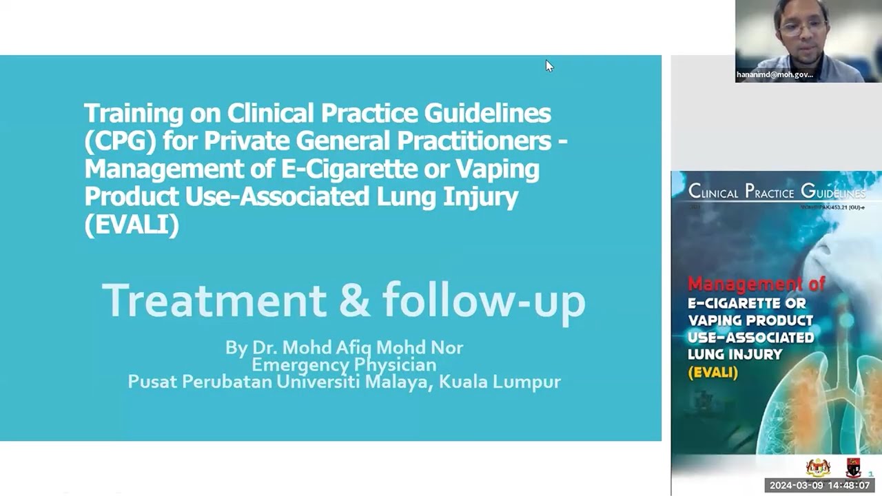 LECTURE 3: Treatment & Follow-up of EVALI - YouTube