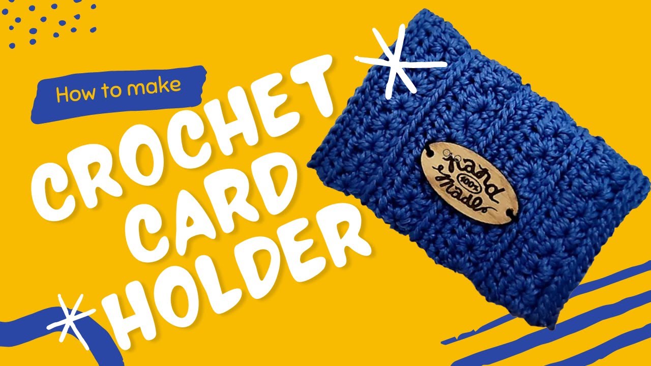 Master the Art of Crochet: DIY Card Holder Tutorial with Pattern! - YouTube