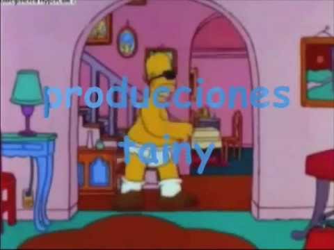 los simpson bailando wachiturros - YouTube