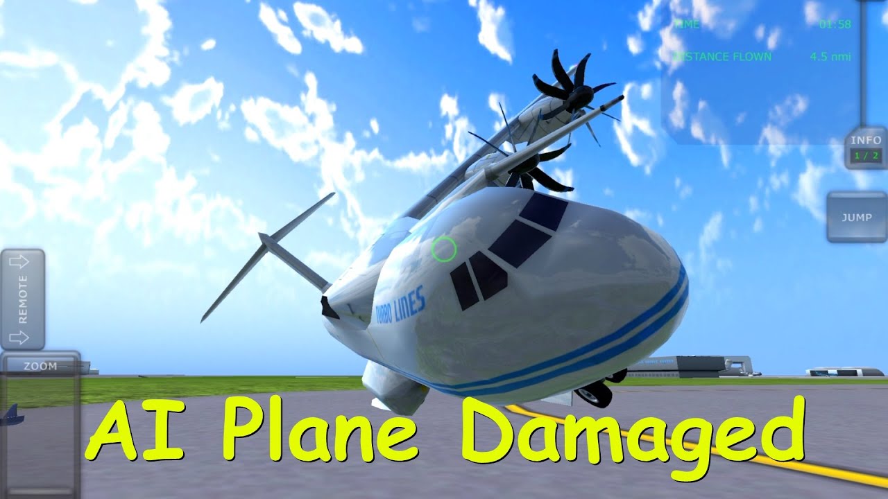 Flying Full Speed into AI Planes | Turboprop Flight Simulator - YouTube