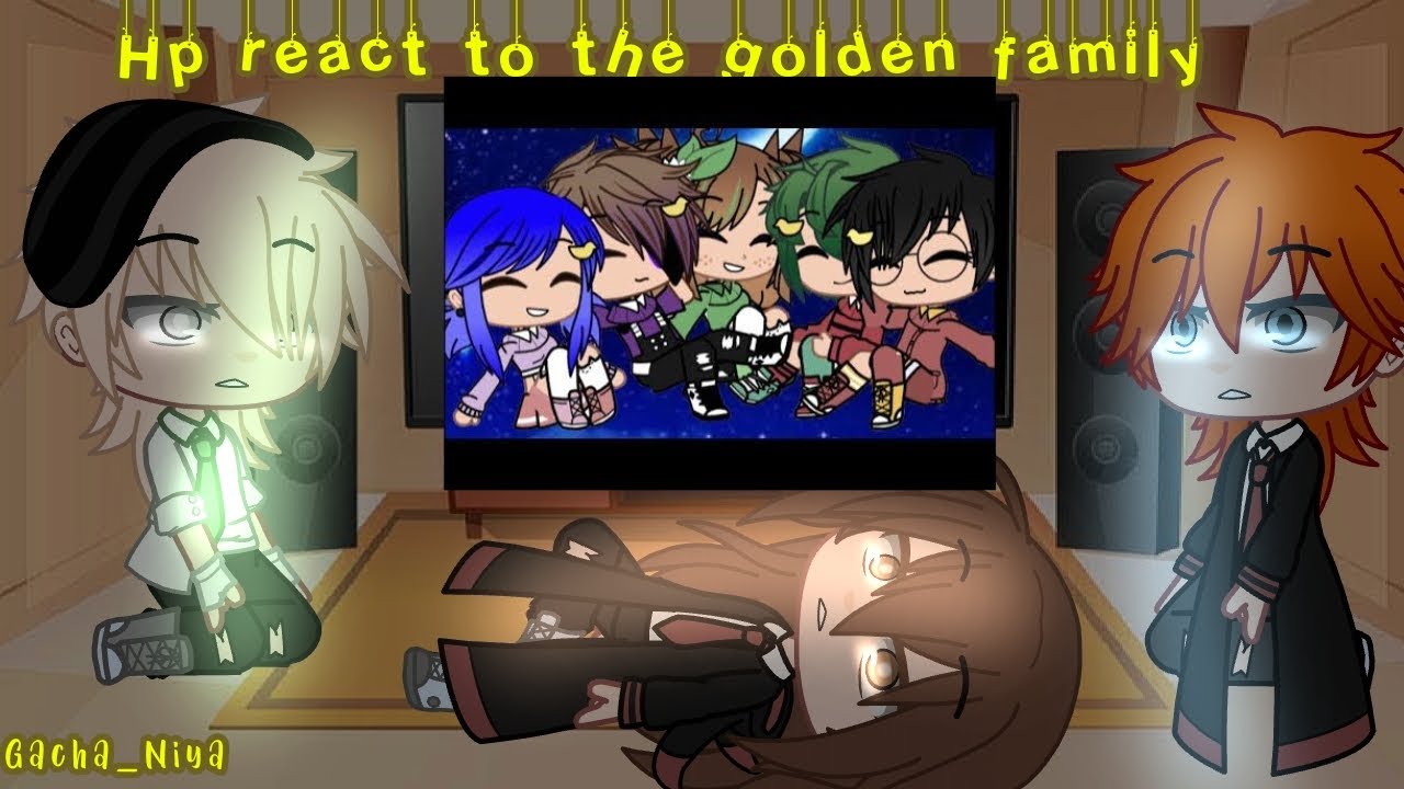 Hp react to the golden family/Gacha_Niya/(Short)/ credit to ...