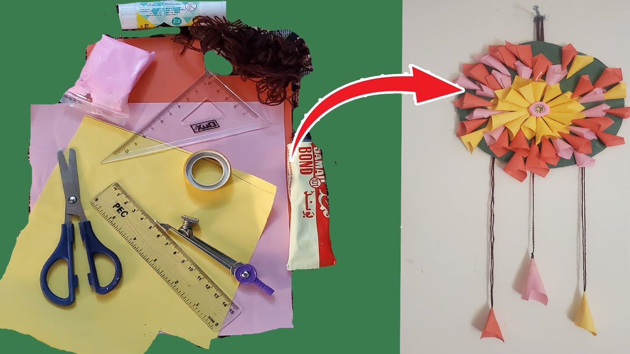 Beautiful Home Made Craft | How To Make Beautiful Decoration Piece ...