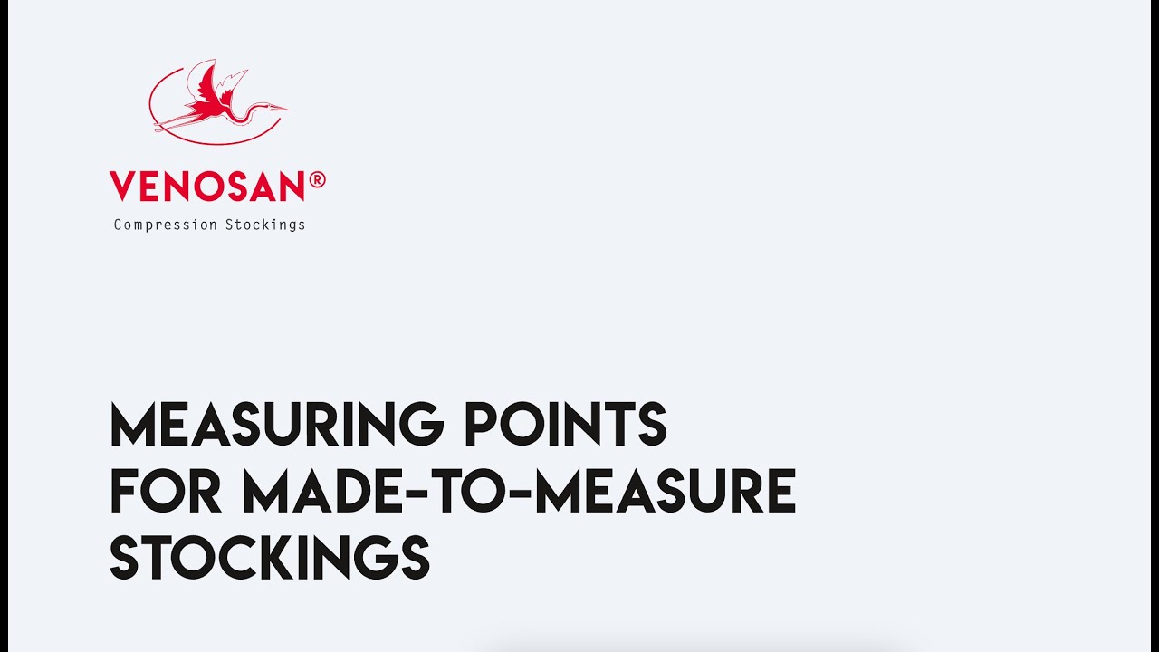 How to measure for MTM size stockings | L&R VENOSAN® - YouTube