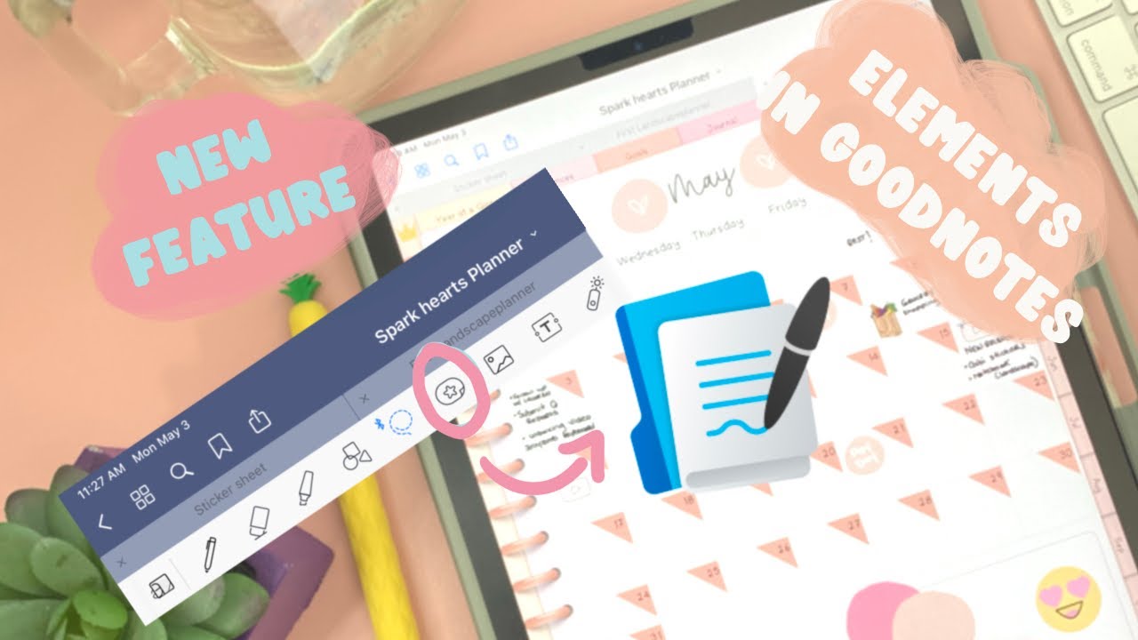 BRAND NEW GOODNOTES FEATURE Elements for goodnotes 5 digital planning ...