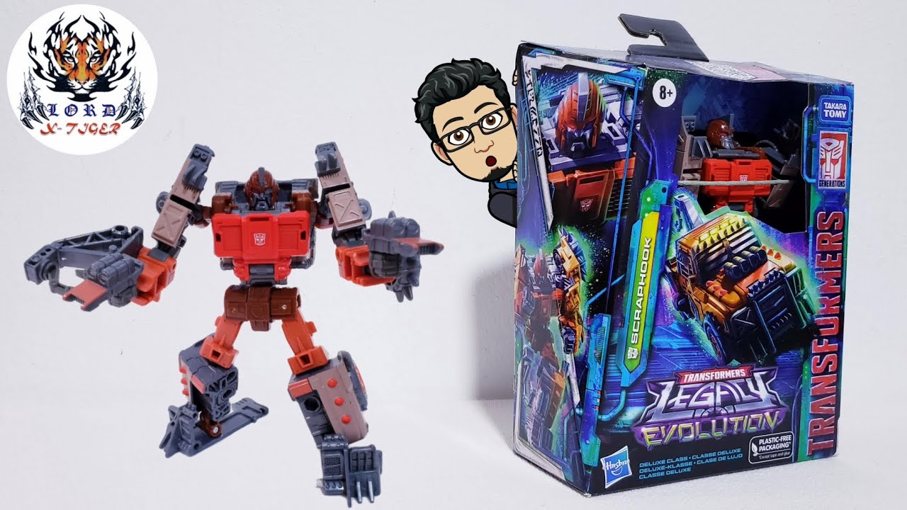 Transformers Legacy Evolution, G1 Universe, Autobot Scraphook (Junkion) - YouTube