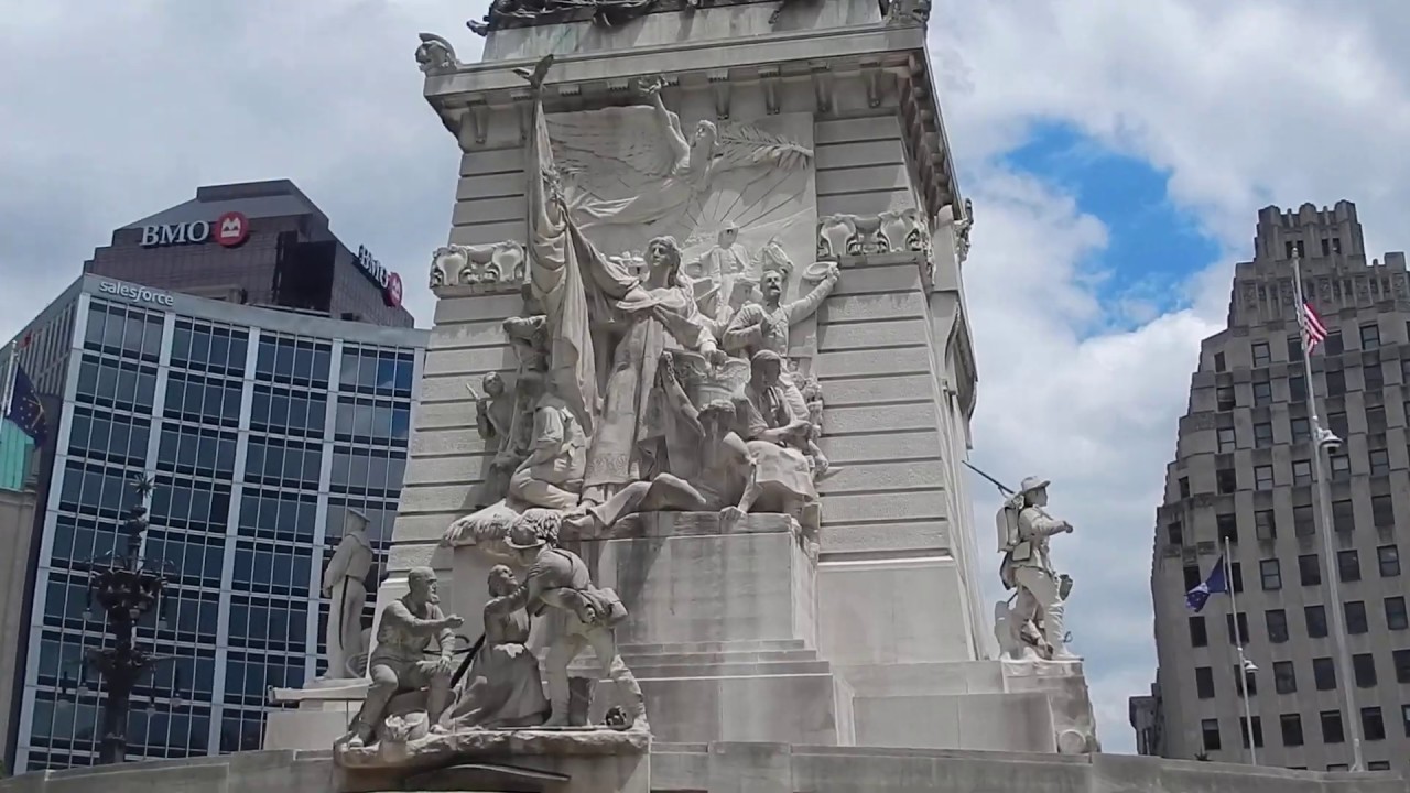 Indiana State Soldiers and Sailors Monument, Indianapolis 2018 - YouTube