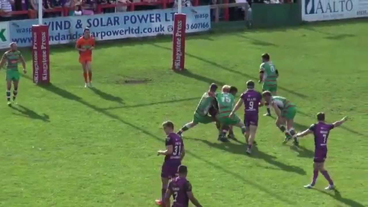 Fev Rovers TV - Keighley 24 Featherstone 26 (Blackmore Try) - YouTube