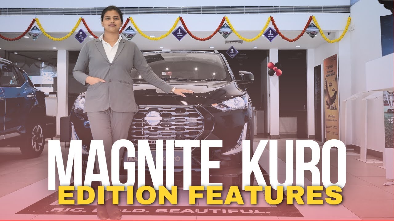 Nissan Magnite Kuro Edition Changes Compared To Normal Nissan Magnite ...