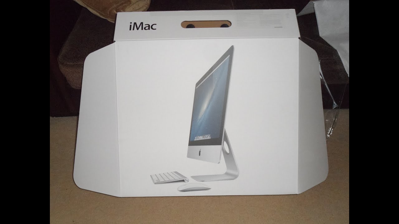 OPENING & FIRST 30 MINUTES WITH MY NEW APPLE iMAC DESKTOP UK 21.5 INCH ...