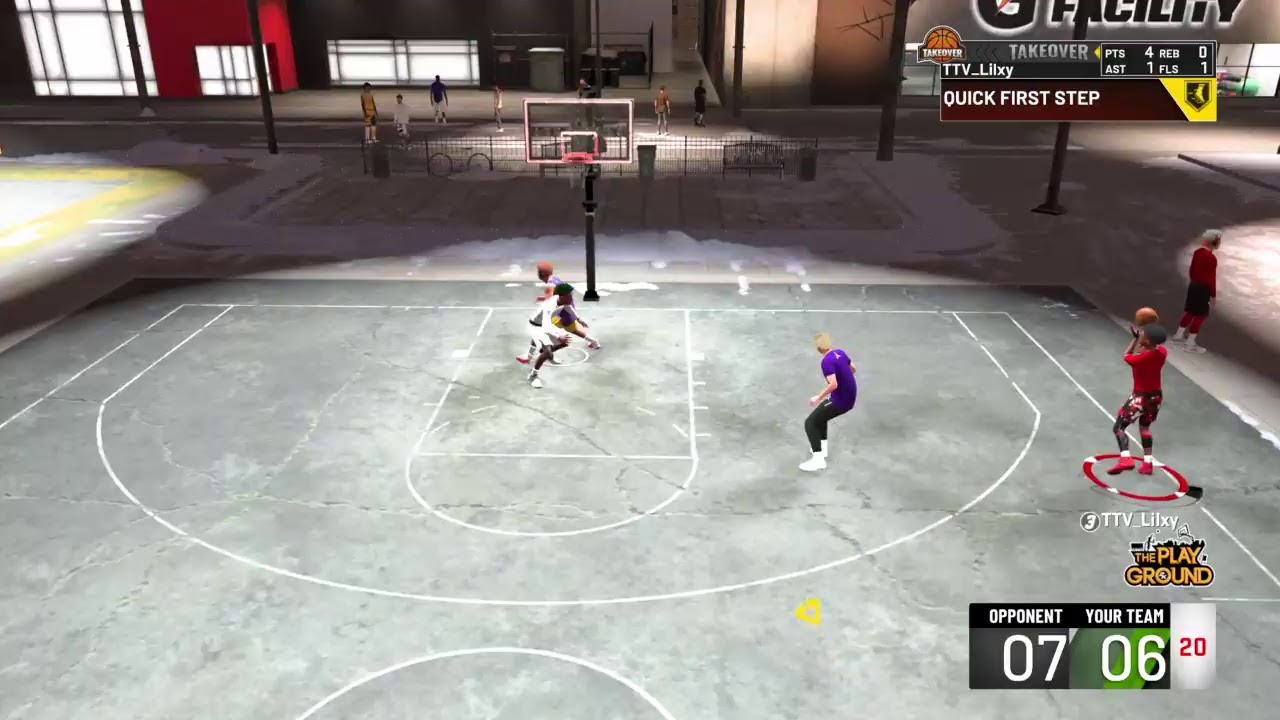 Playing 2k20 2X rep rec center ! - YouTube