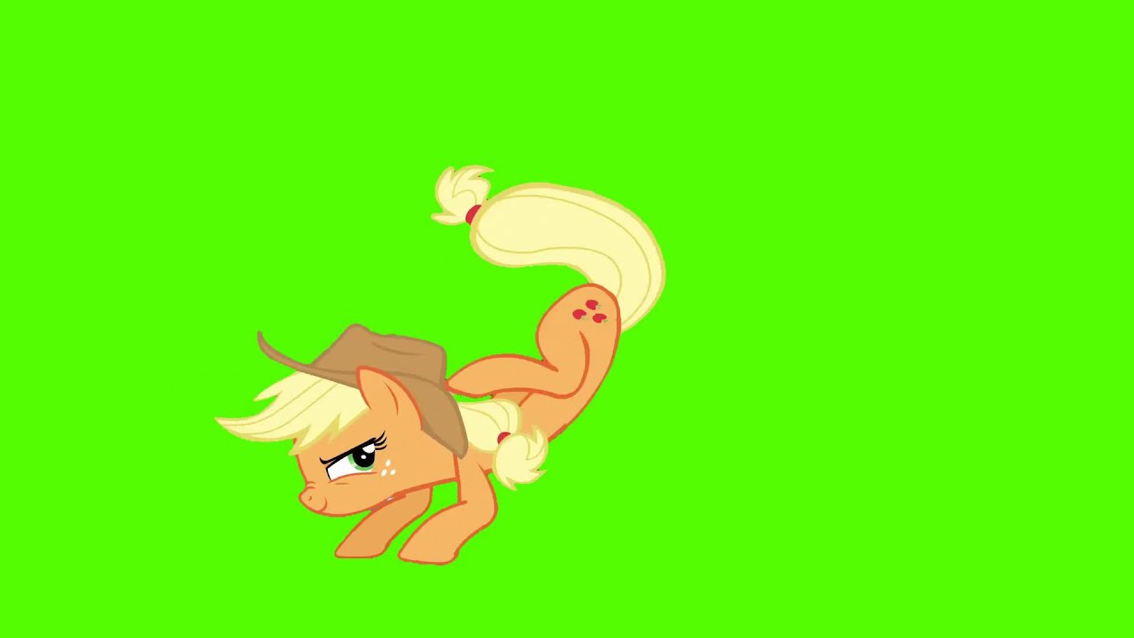 Applejack Bucks - Green Screen Ponies - YouTube