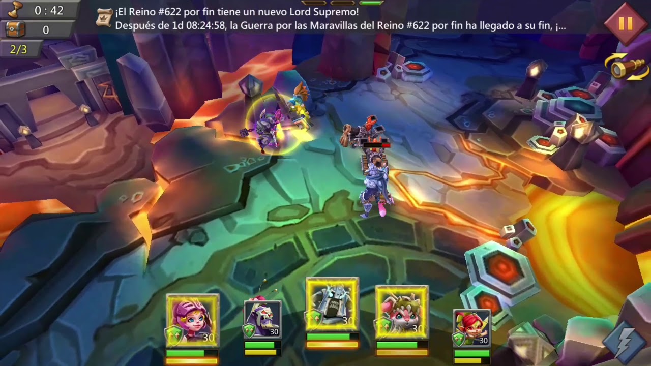 Lords Mobile desafio limitado: el pasado de tarkus etapa 2 - YouTube