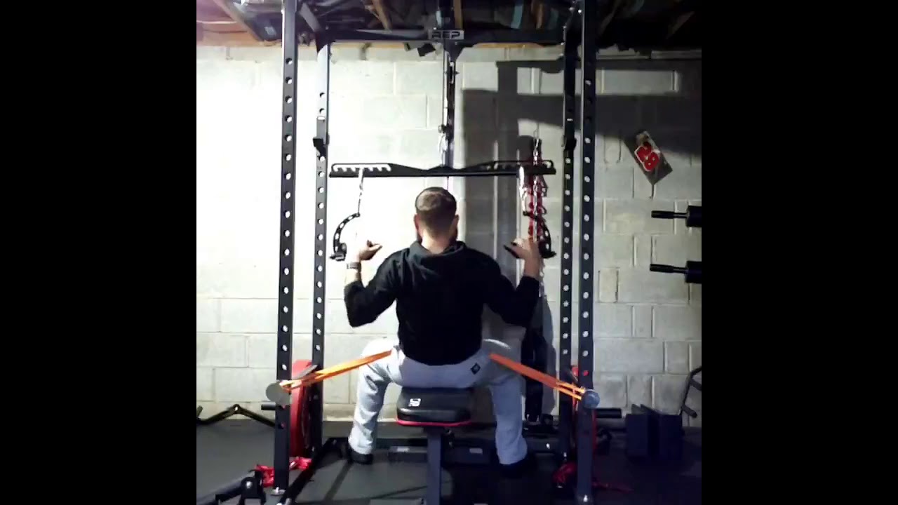 Wide Grip Upper Back Pulldown - YouTube