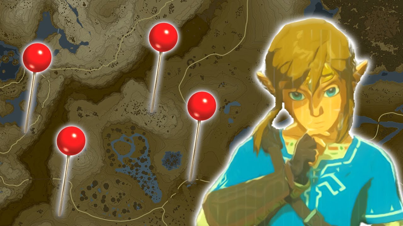 Mapping out Hyrule! (The Legend of Zelda: Breath of the Wild)🔴 - YouTube