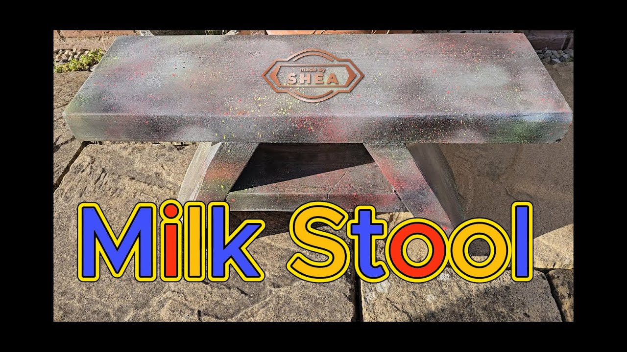 DIY Free Milk Stool from Scaffolding Planks | Perfect Beginner ...