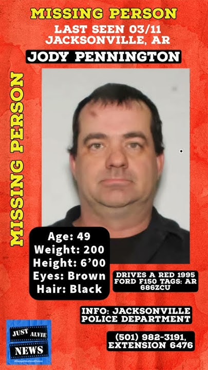 Jacksonville Jody Pennington. #missingperson #Arkansas #razorbacks #missing # ...